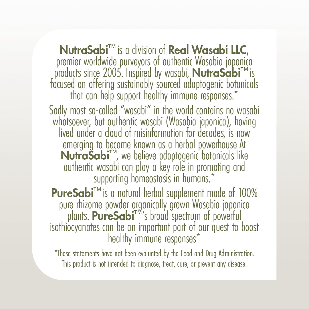 PureSabi™ - Wasabi 6-MSITC Supplements | Memory Functions | Natural ...