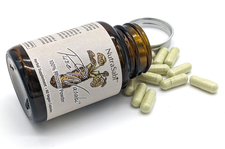 PureSabi™ | 100% Rhizome Powder in Vegan Capsules | Organically Grown