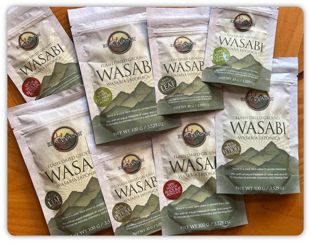 Buy Real Wasabi Powders Online | Wasabia Japonica Powders