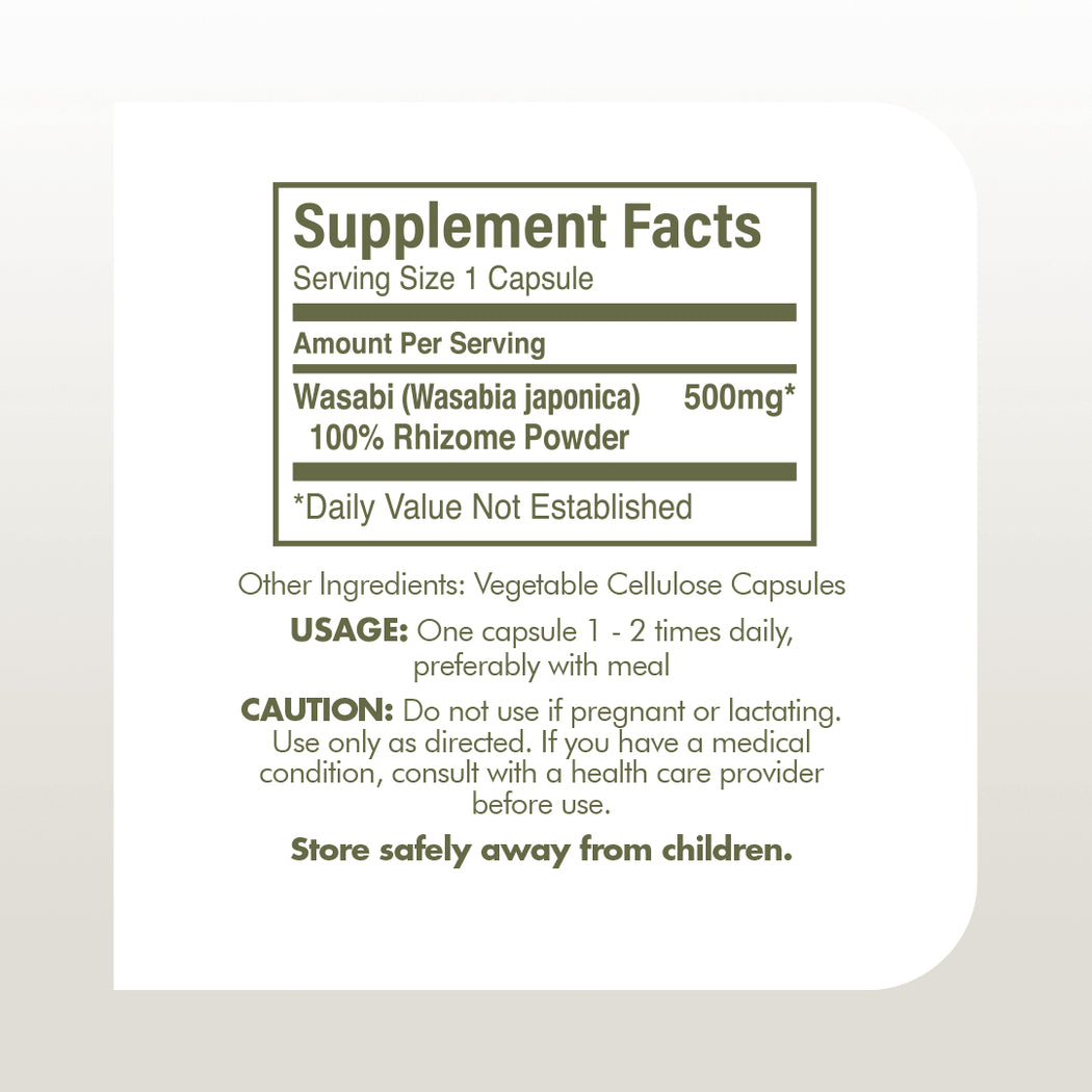 Wasabi 6-MSITC Supplements - PureSabi | Real Wasabi – Real Wasabi, USA