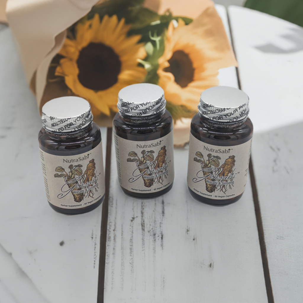 GinSabi Vegan Capsules - Ginseng and Wasabi Rhizome Powder – Real ...